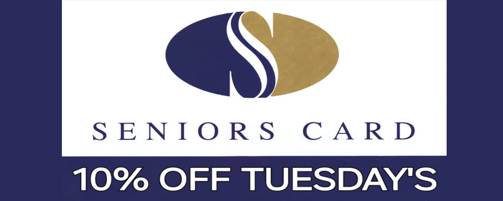 Seniors Card Tuesday's 10% Off – REEL 'N' DEAL TACKLE