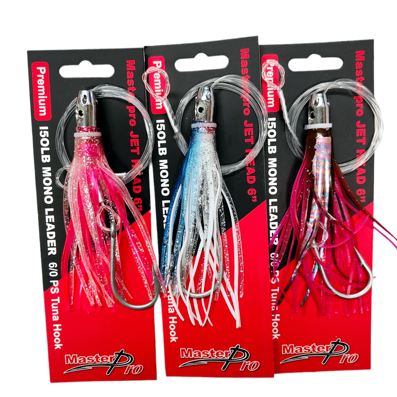 Master Pro Jet Head 6" Skirt Lures – REEL 'N' DEAL TACKLE