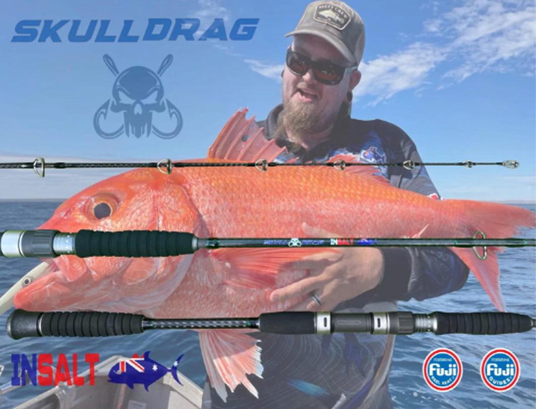 Insalt Skull Drag Rods PE2-4 – REEL 'N' DEAL TACKLE